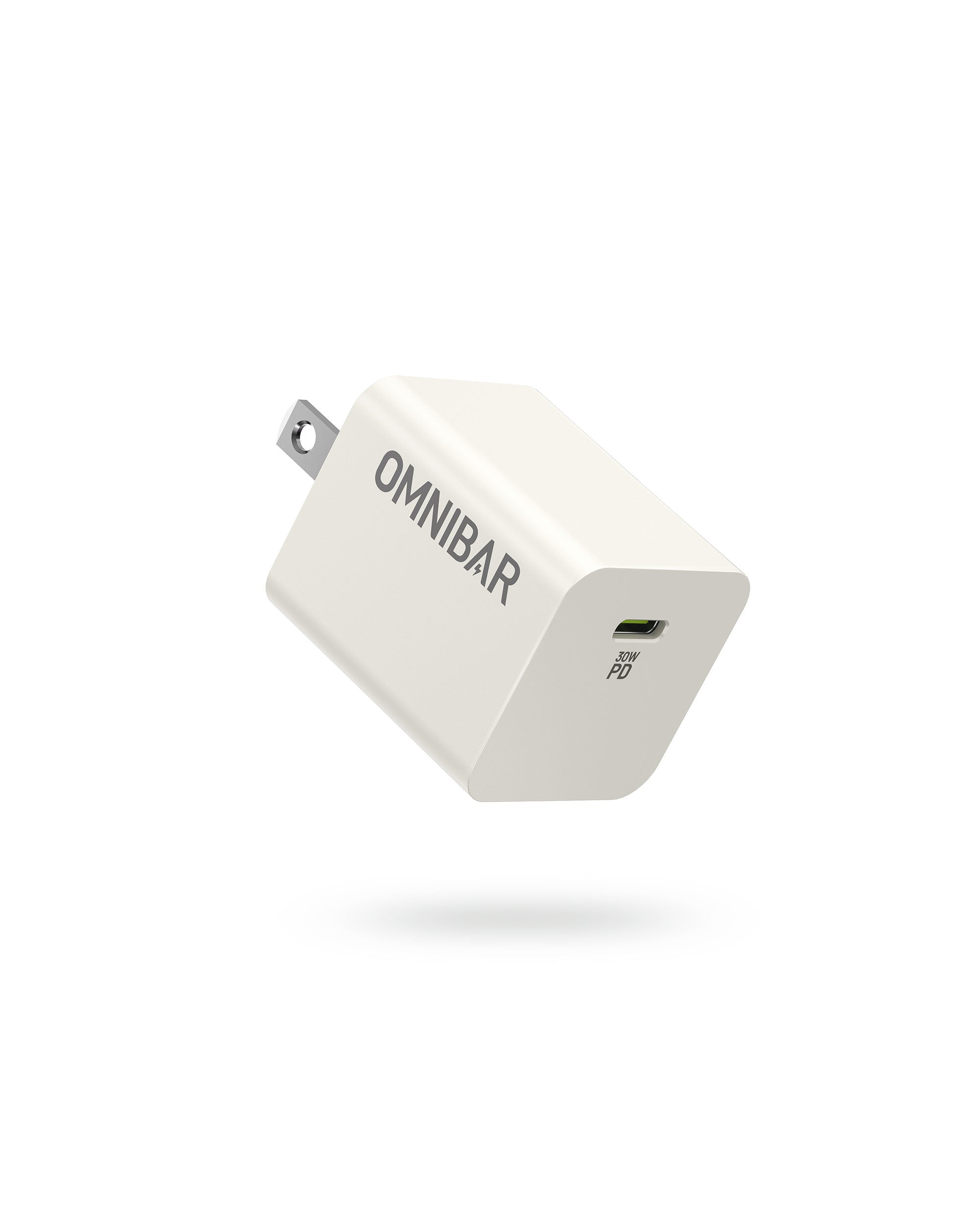 Omnibar USB-C Charger 30W, White – OMNIBAR