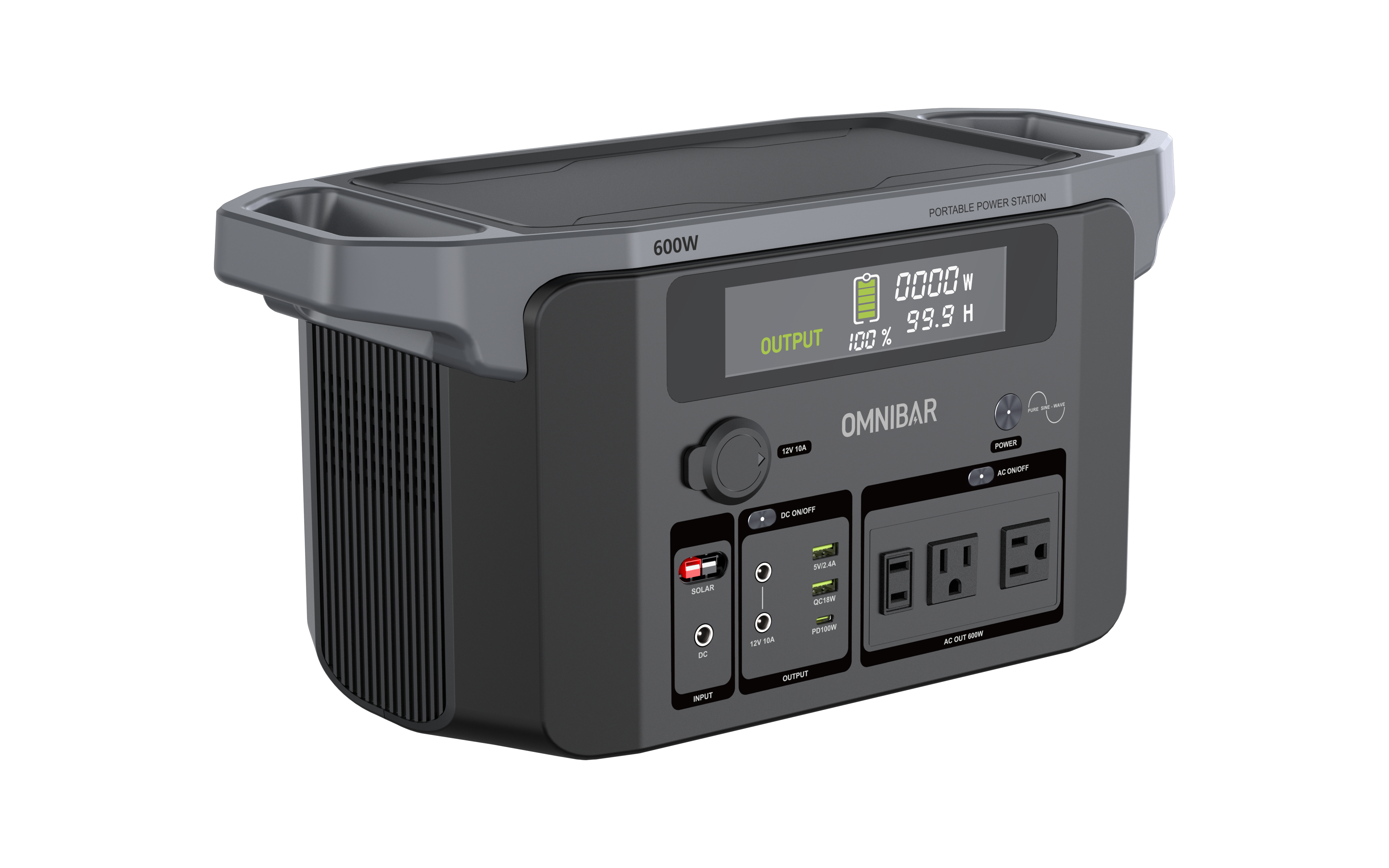 Mobi Portable Power Station 600W | 655Wh – OMNIBAR