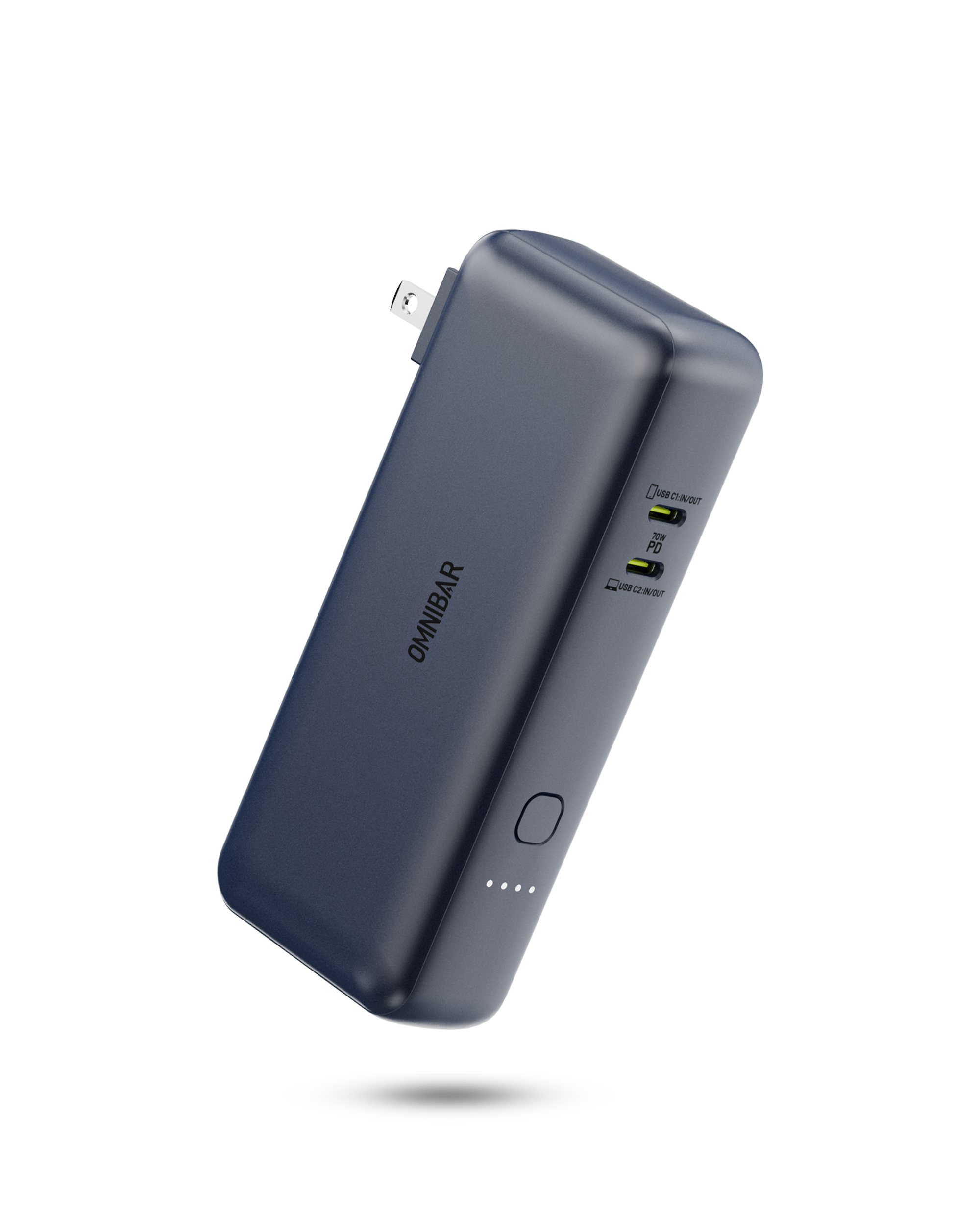 Rilo 10,000mAh 2-in-1 Charger & Power Bank, PD70W, Cosmic Black – OMNIBAR