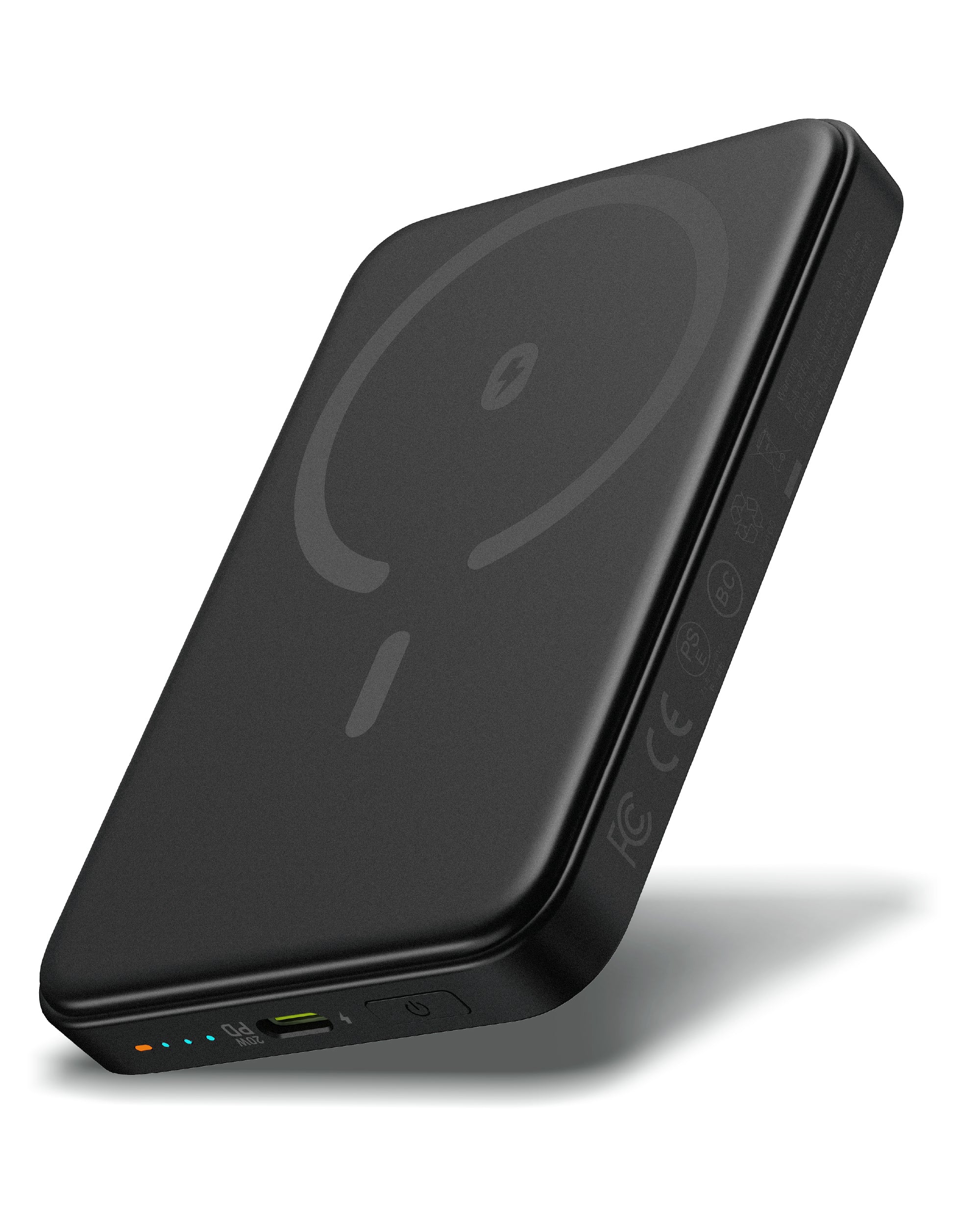 Omnibar 5,000mAh Magnetic Wireless Power Bank, Black – OMNIBAR