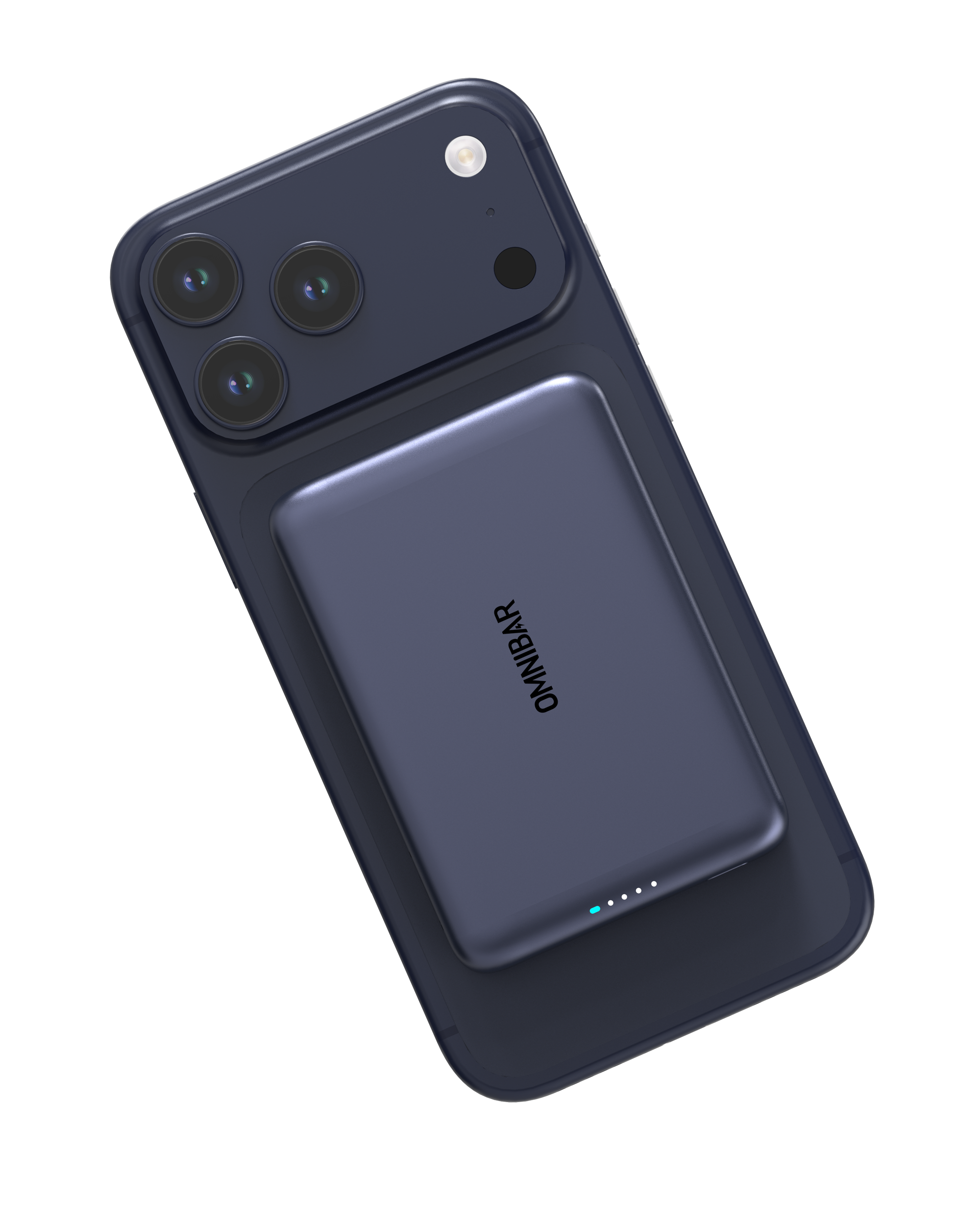 Kira Mini Magnetic Power Bank 5K, Qi2, PD20W, Dark Blue – OMNIBAR